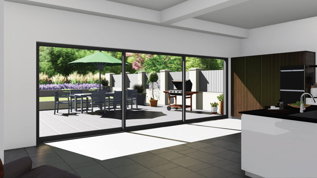 Triple Track Patio Doors Norwich | Sliding Doors from Amber Home ...